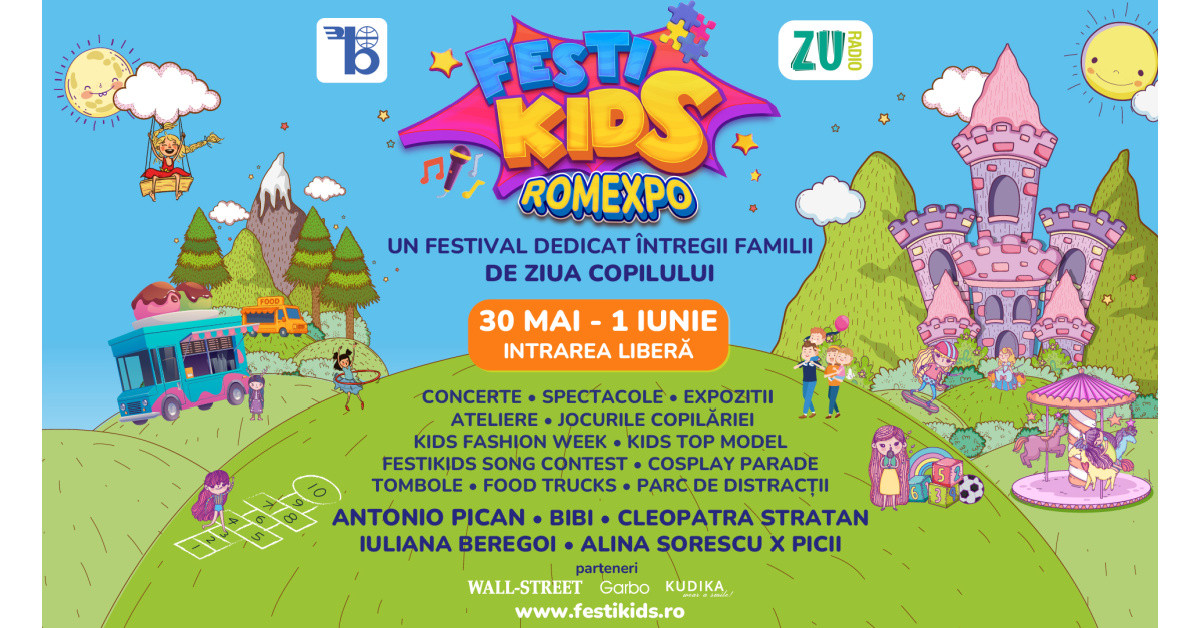 FestiKids 2025 – Un festival dedicat întregii familii de Ziua Copilului